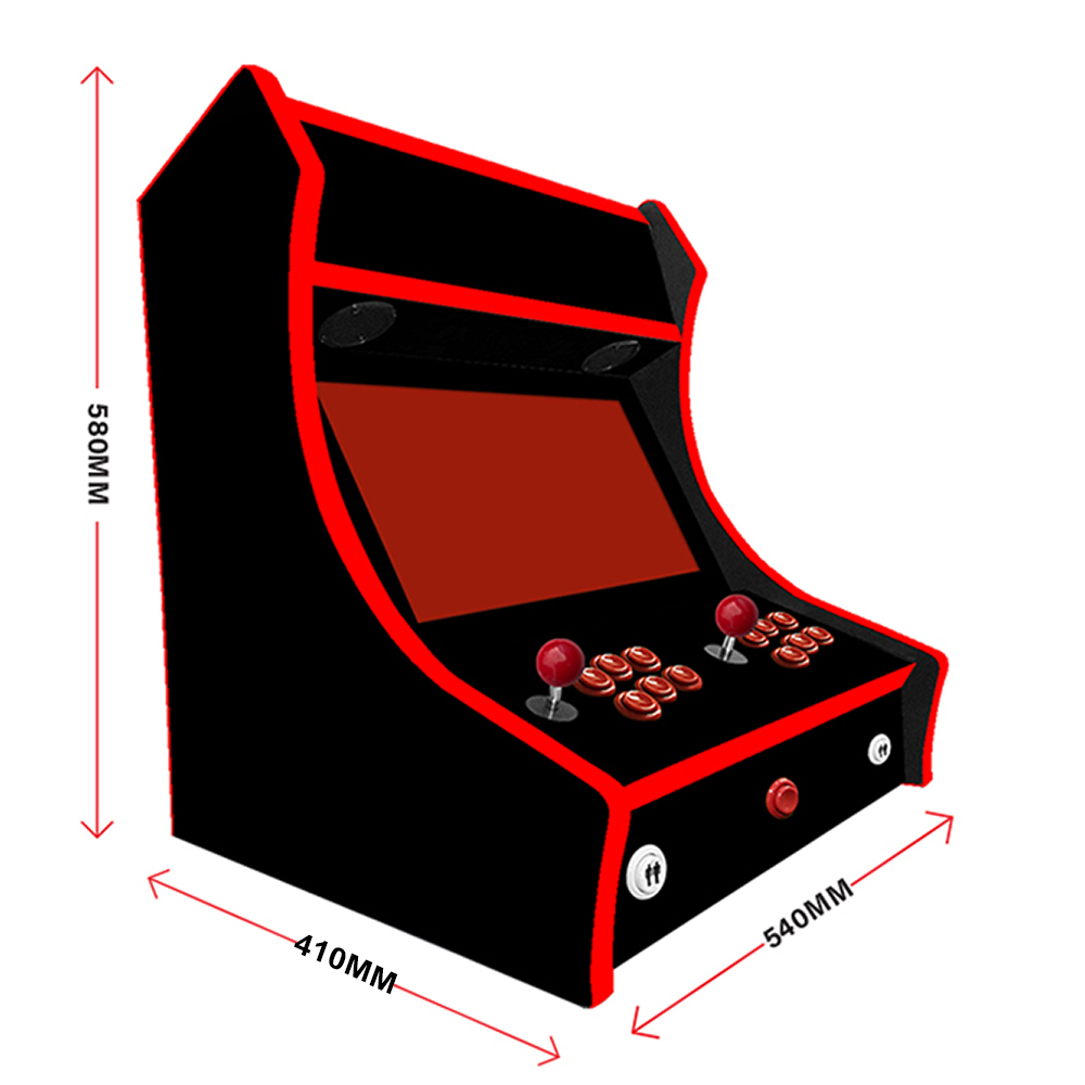2 Player Bartop Arcade Machine - Space Invaders Themed multi games ...