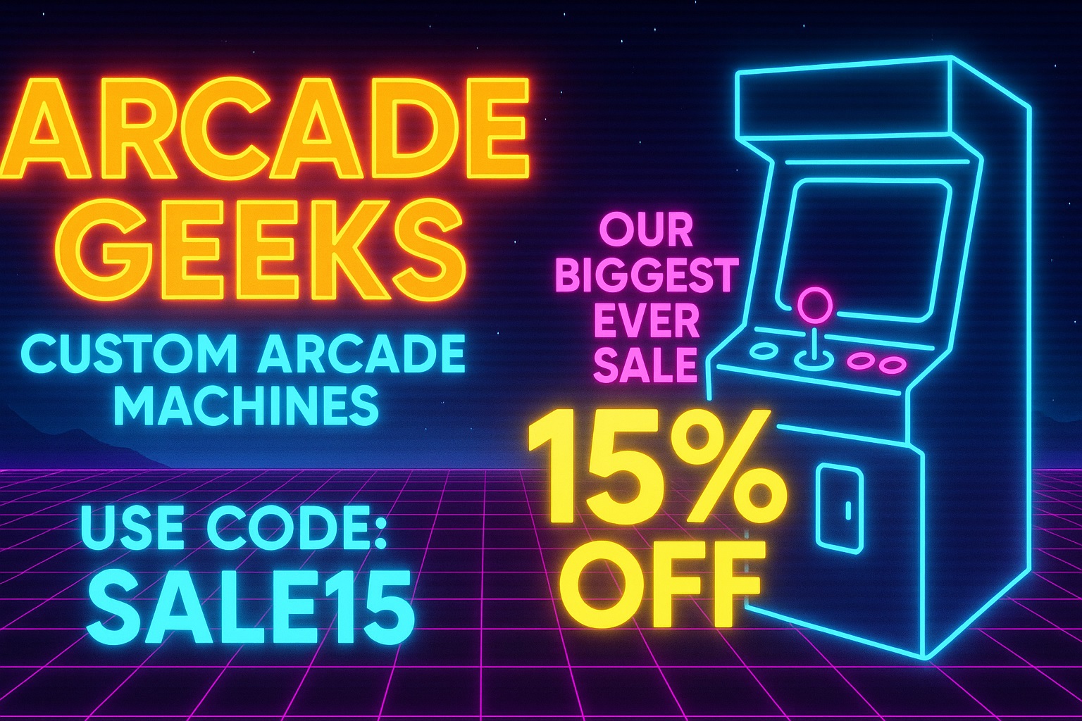 Custom Arcade Machines - Retro Arcade Cabinets - Arcade Geeks