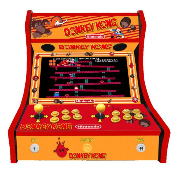 2 Player Bartop Arcade Machine - Donkey Kong Themed Arcade Machines ...