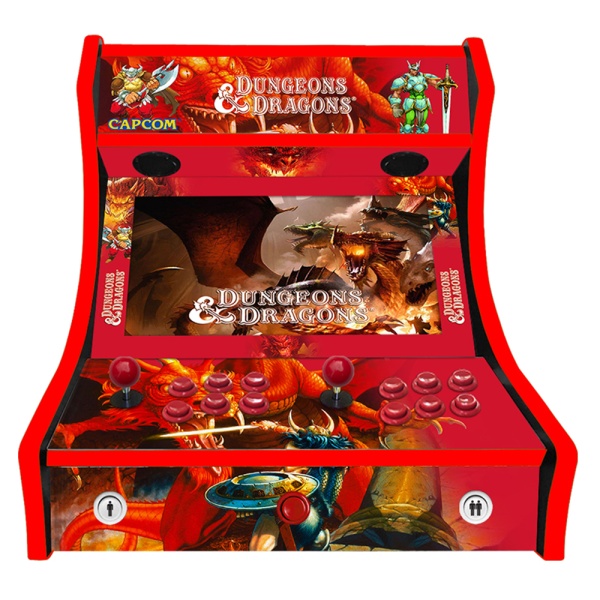 2 Player Bartop Arcade Machine - Dungeons & Dragons Themed multi games ...
