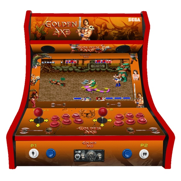2 Player Bartop Golden Axe Arcade Machine - 100's of Design Themed ...