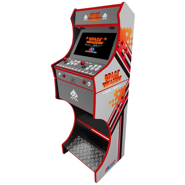 2 Player Space Invaders Pixels Arcade Machine - Arcade Geeks