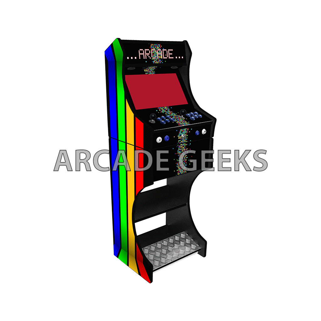 2 Player Arcade Machine - Contemporary v2 Design Theme - Arcade Geeks