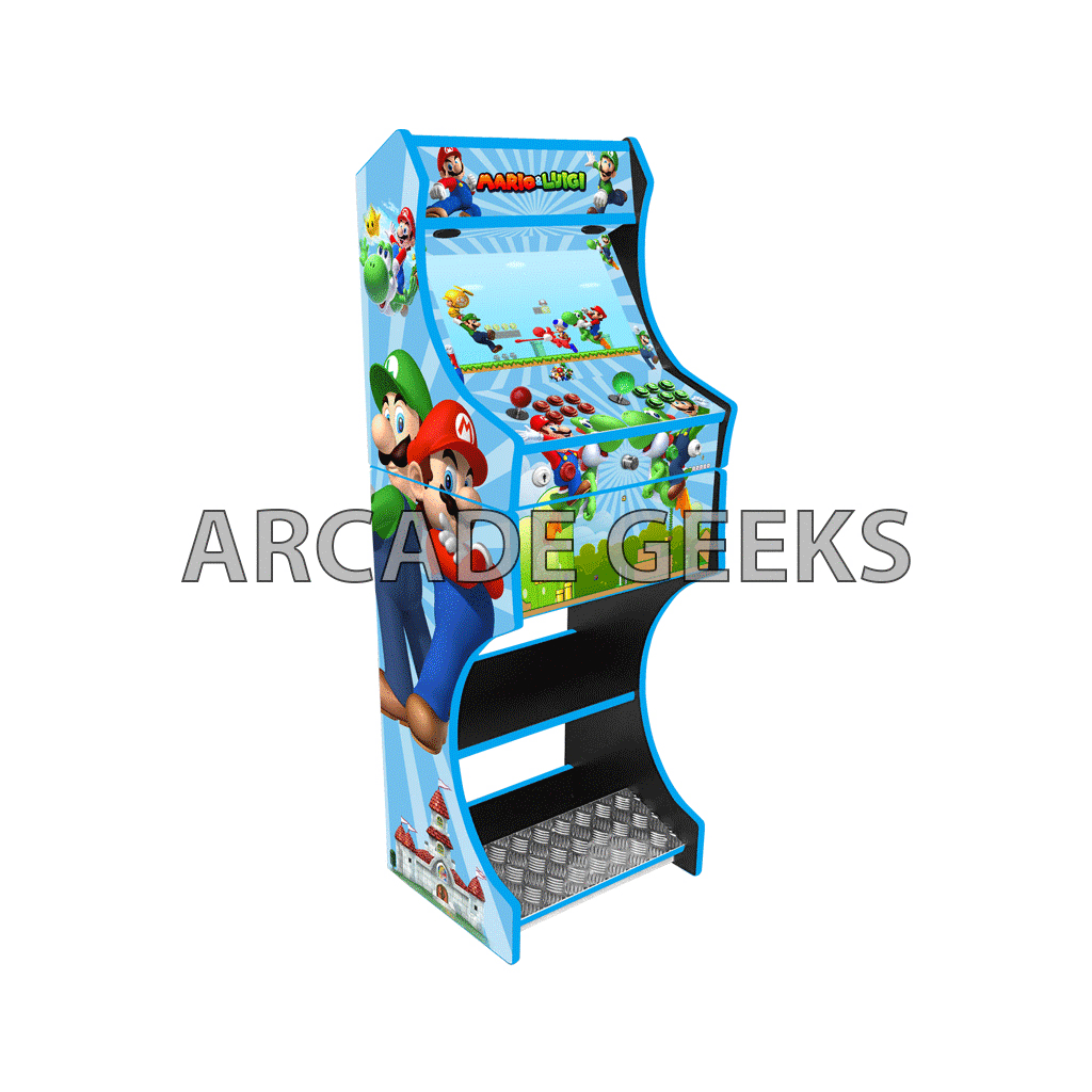 2 Player Mario & Luigi Themed Arcade Machine - Arcade Geeks