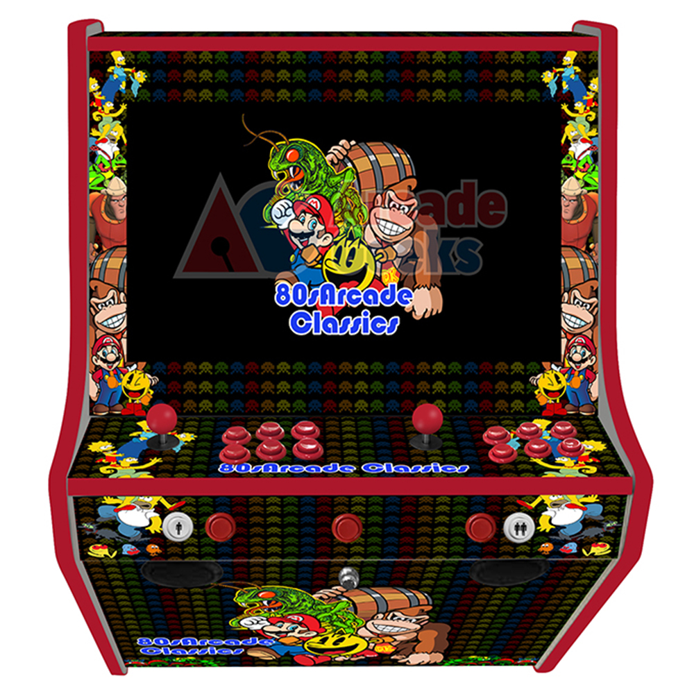 Wall Mounted Arcade Machine, 2 player Multi Games Arcade Machine ...