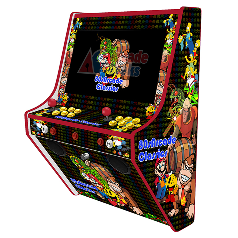 Wall Mounted Arcade Machine, 2 player Multi Games Arcade Machine ...
