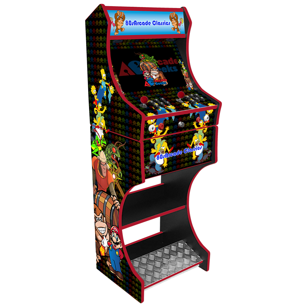 2 Player 80s Classic Themed multi games Arcade Machine - Arcade Geeks