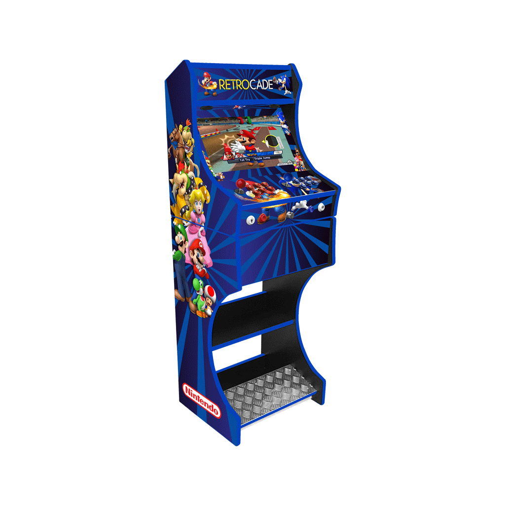 2 Player Arcade Machine - Retrocade Themed - Arcade Geeks