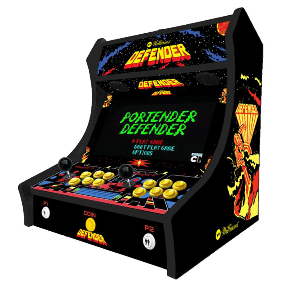 2 Player Bartop Arcade Machine - Defender Themed Arcade Machines, 1000 ...