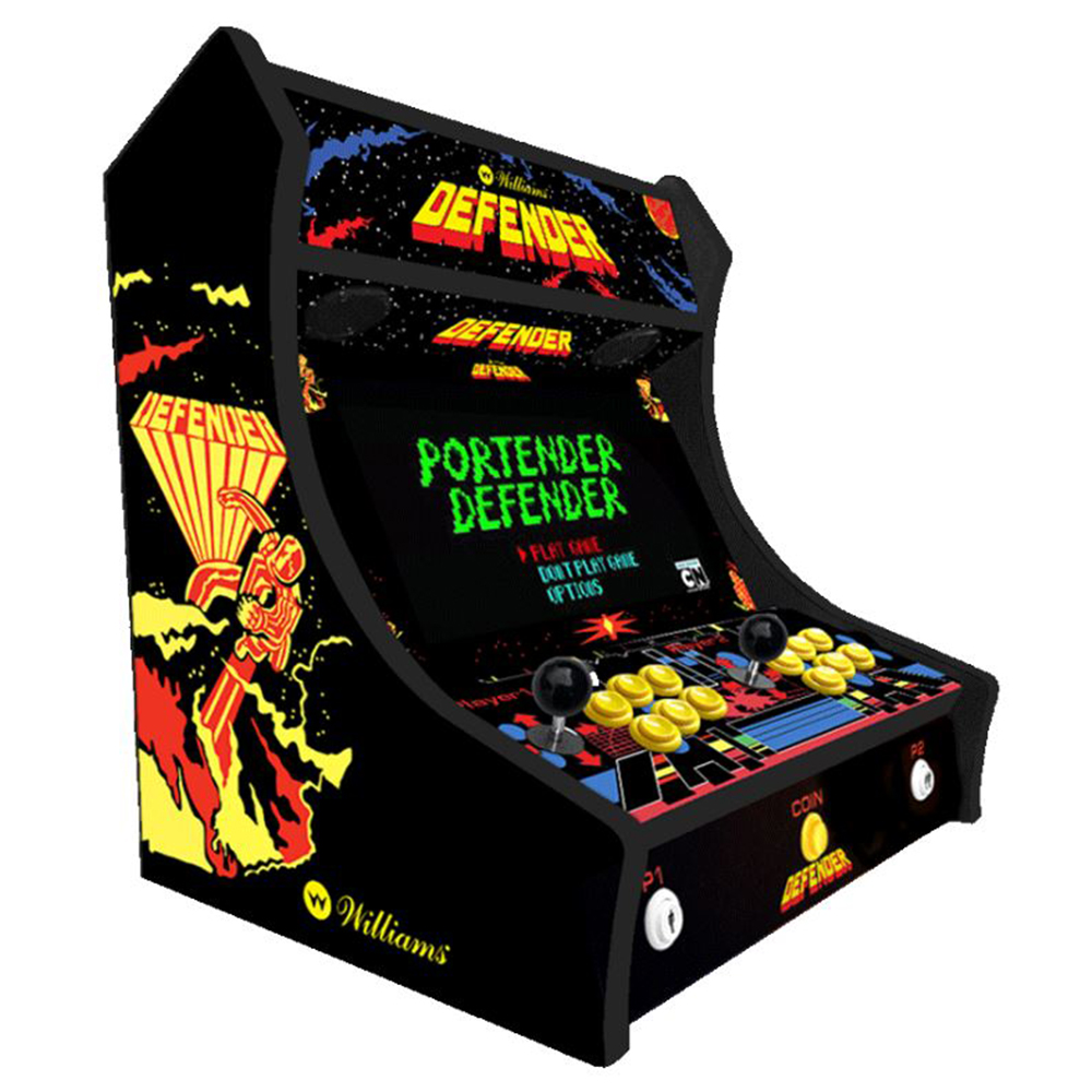 2 Player Bartop Arcade Machine - Defender Themed Arcade Machines, 1000 ...