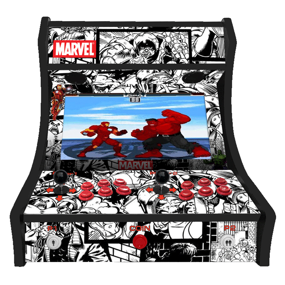Bartop Arcade Machine - Marvel Comic Arcade Machine, 1000's of retro ...