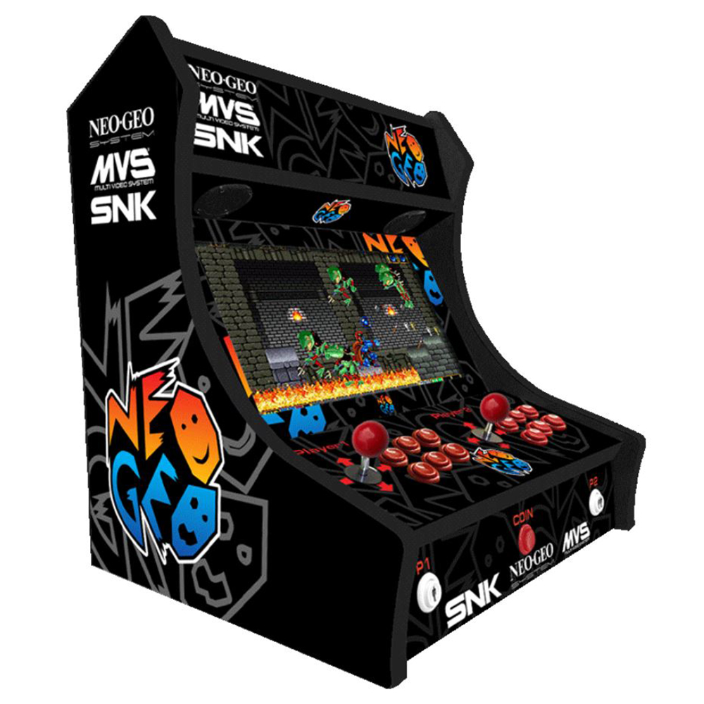 2 Player Bartop Arcade Machine - NEO GEO v1 Themed multi games machine ...