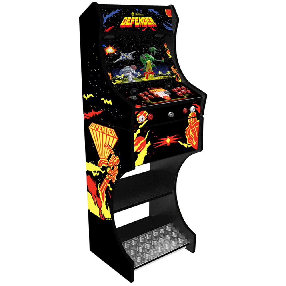 2 Player Defender Arcade Machine Theme - Arcade Geeks