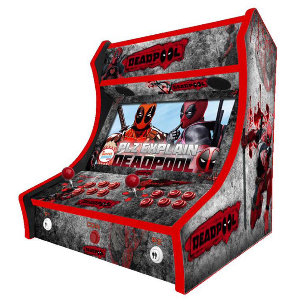 2 Player Bartop Arcade Machine - Deadpool Themed Arcade Machines, 1000 ...