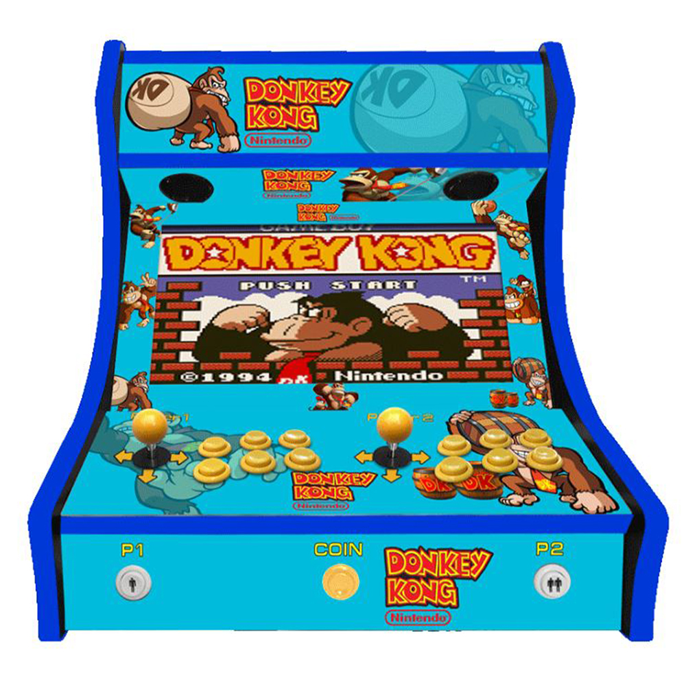 2 Player Bartop Arcade Machine - Donkey Kong Themed Arcade Machines ...