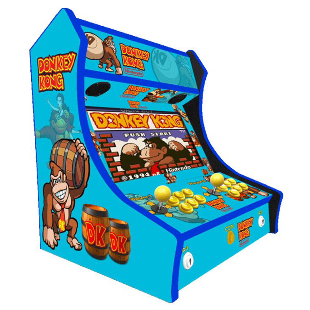 2 Player Bartop Arcade Machine - Donkey Kong Themed Arcade Machines ...