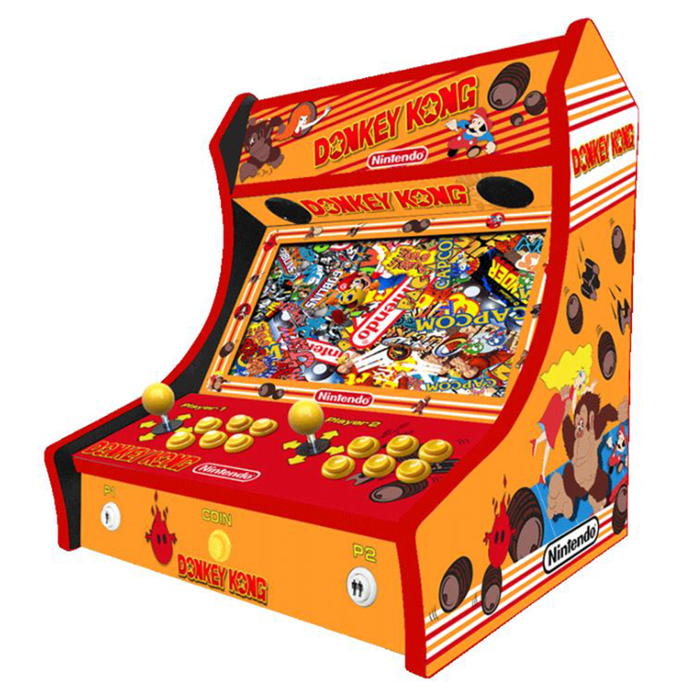 2 Player Bartop Arcade Machine - Donkey Kong Themed Arcade Machines ...