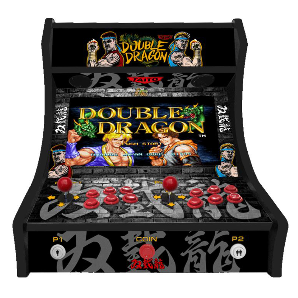2 Player Bartop Arcade Machine - Double Dragon Themed Arcade Machines ...