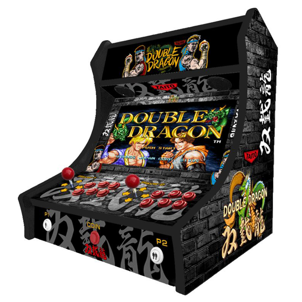 2 Player Bartop Arcade Machine - Double Dragon Themed Arcade Machines ...