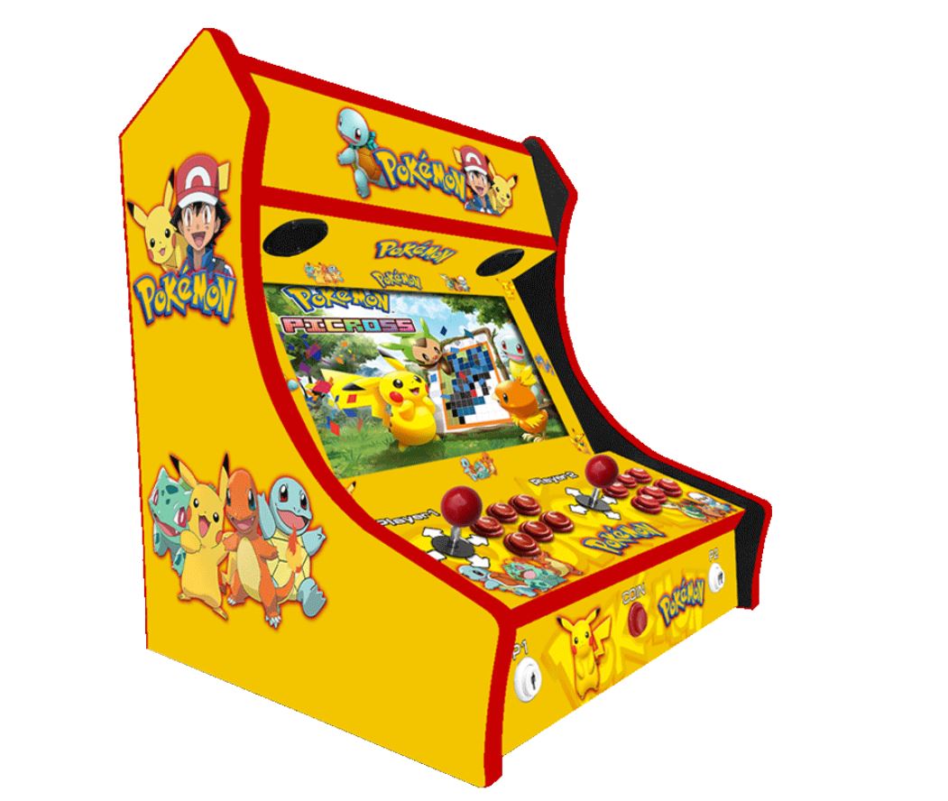 2 Player Bartop Arcade Machine - Pokemon Themed multi games machine ...