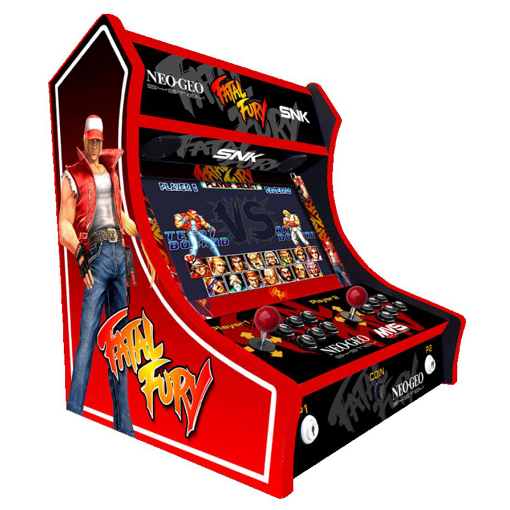 2 Player Bartop Fatal Fury Arcade Machine - 100's of Design Themed ...
