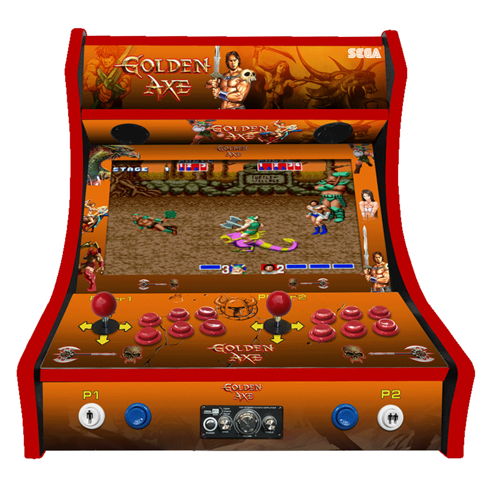 2 Player Bartop Golden Axe Arcade Machine - 100's of Design Themed ...