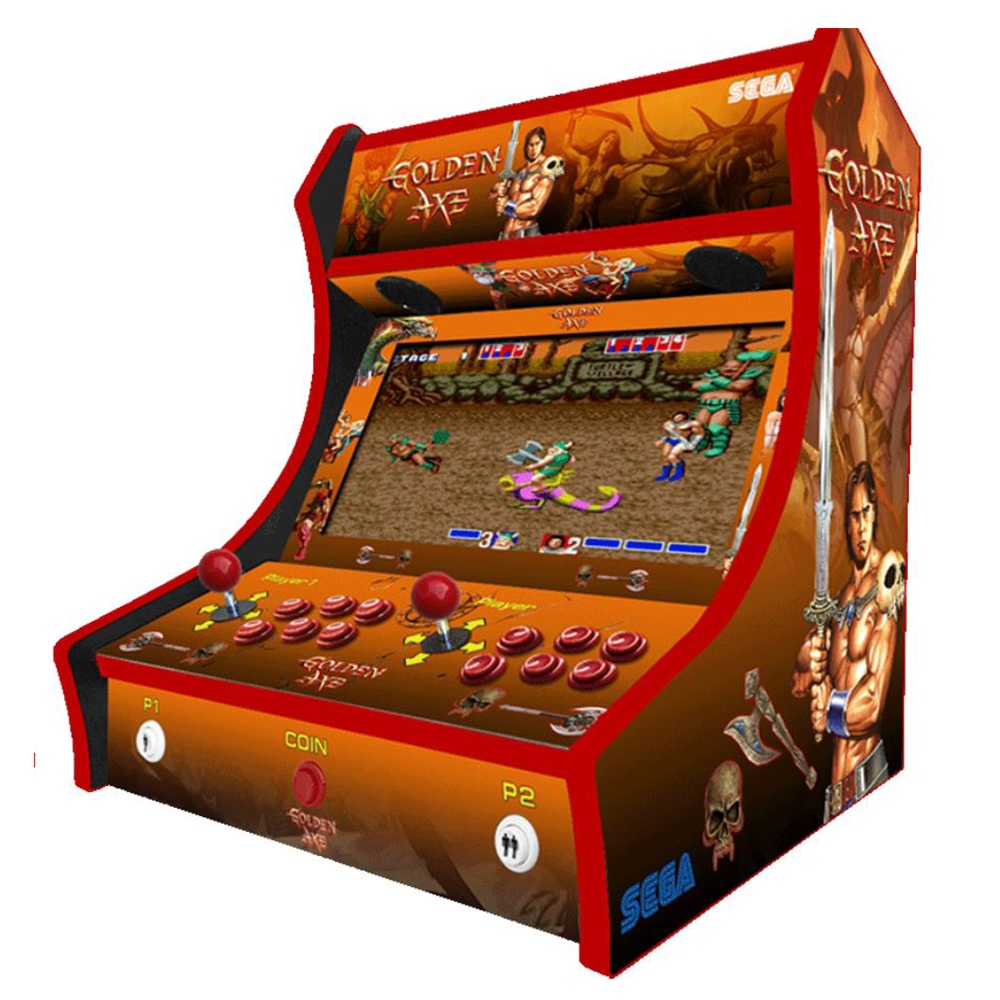2 Player Bartop Golden Axe Arcade Machine - 100's of Design Themed ...