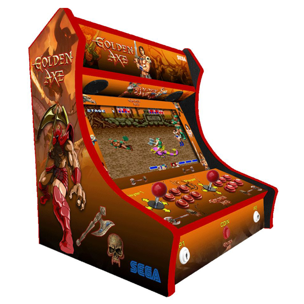 2 Player Bartop Golden Axe Arcade Machine - 100's of Design Themed ...