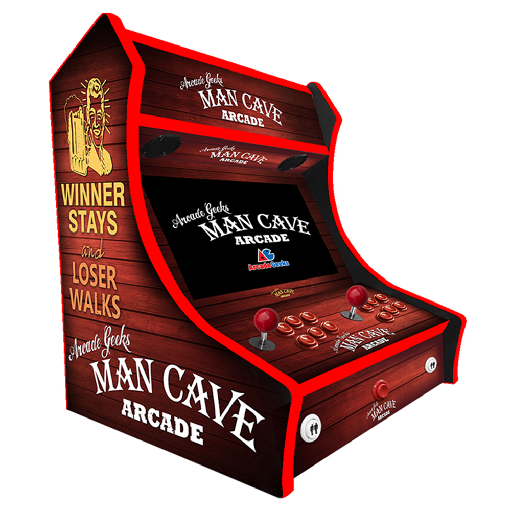2 Player BartopArcade Machine - Mancave Themed Design Arcade Machines ...