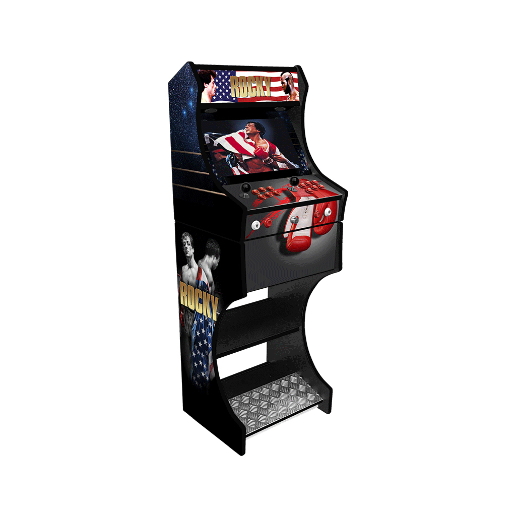 2 Player Arcade Machine - Rocky Themed - Arcade Geeks