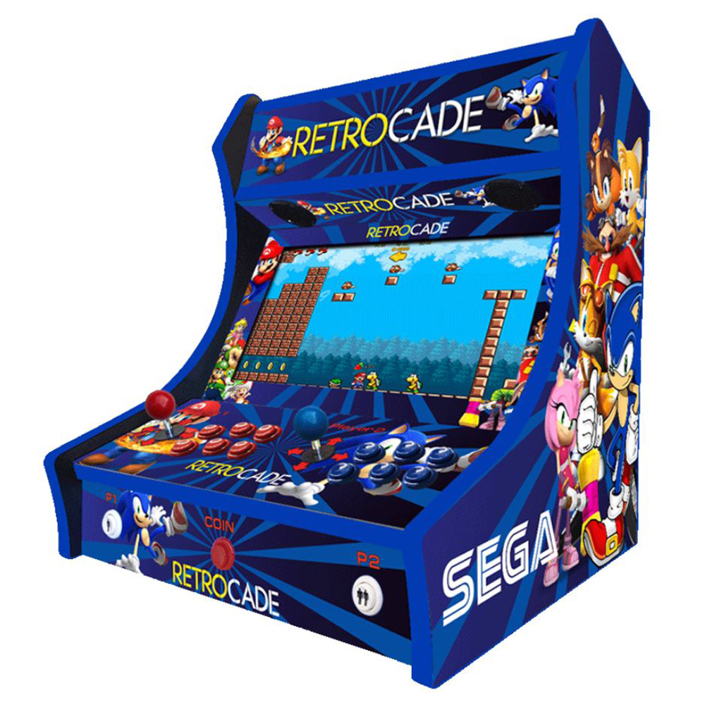2 Player Bartop Arcade Machine - Retrocade Themed multi games machine ...