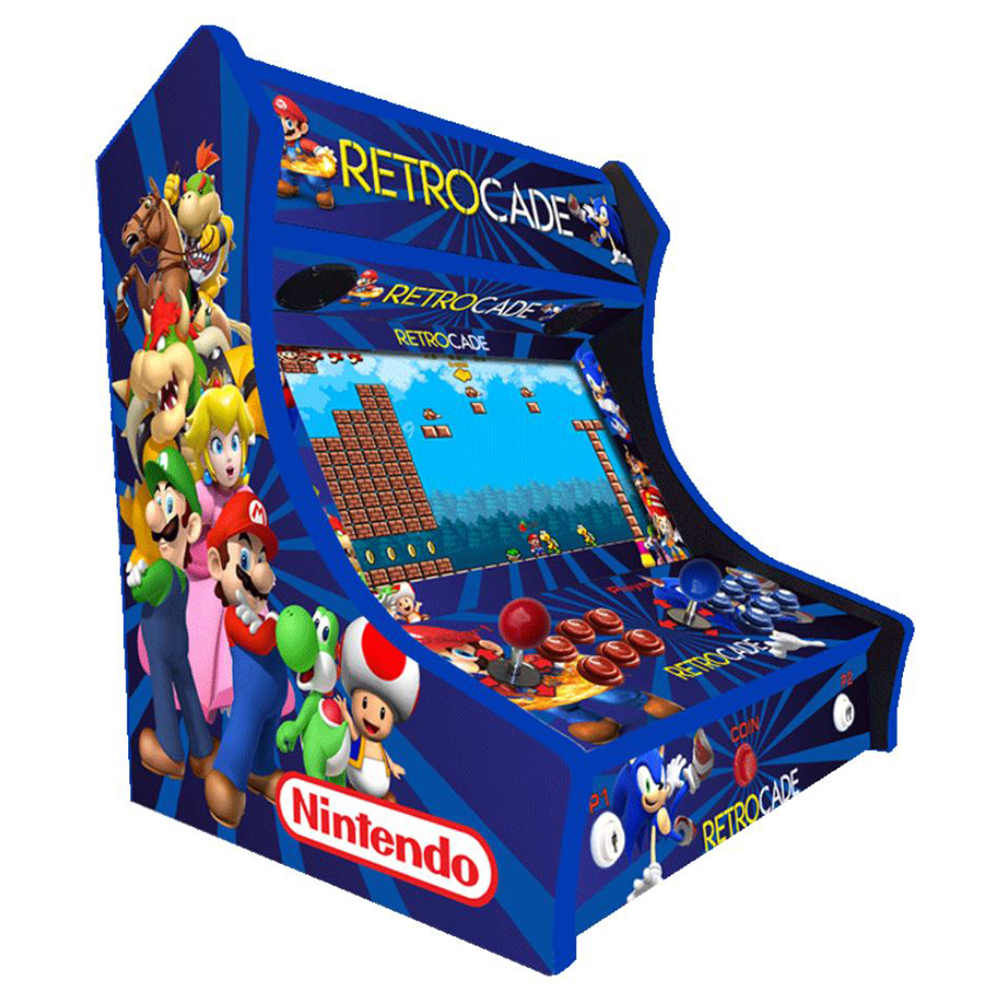 2 Player Bartop Arcade Machine - Retrocade Themed multi games machine ...