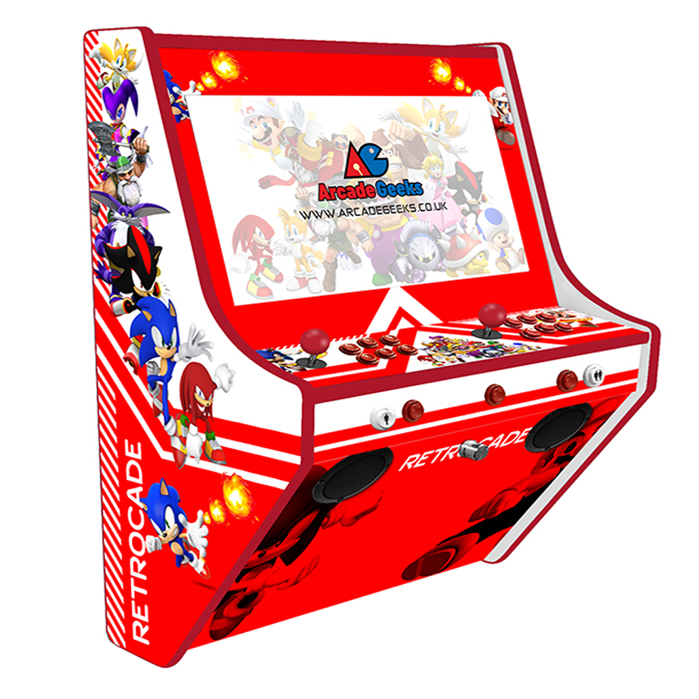 Wall Mounted 2 Player Arcade Machine - Retrocade - Arcade Geeks