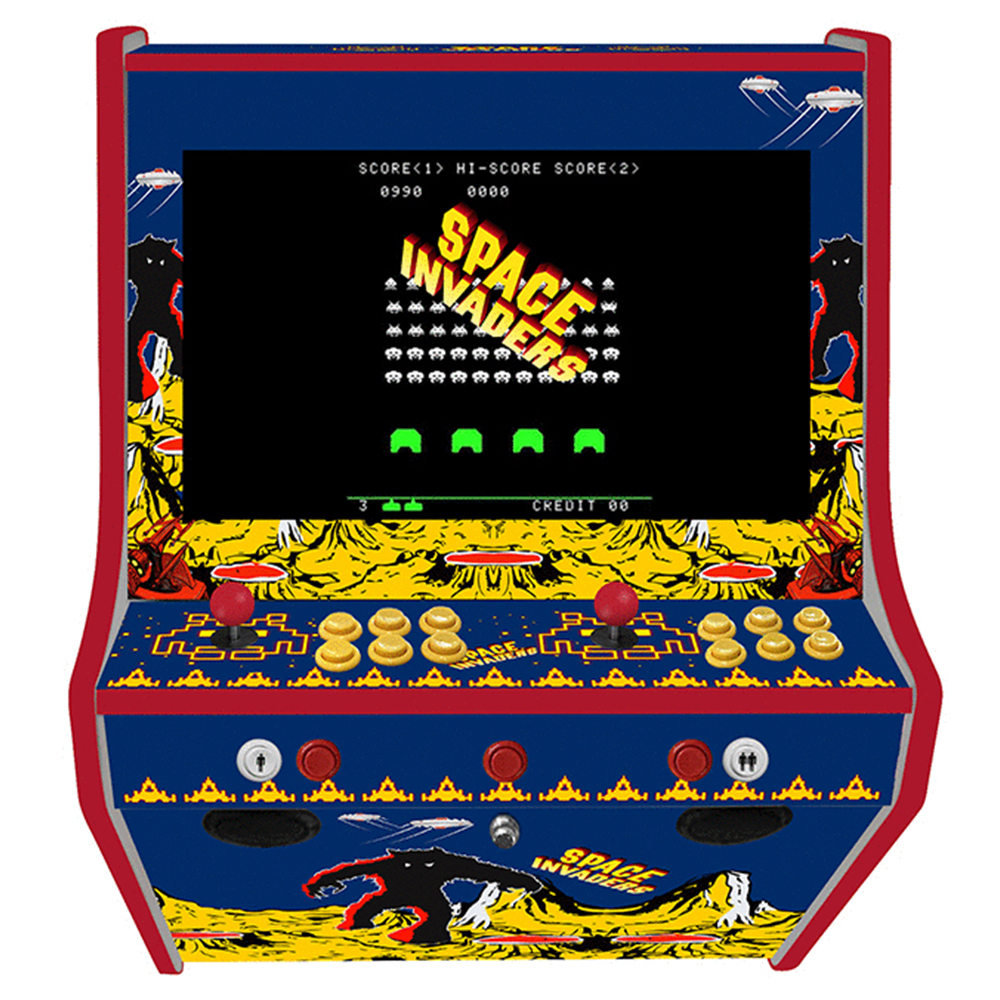 Wall Mounted 2 player Arcade Machine,Space Invaders Arcade Machine ...