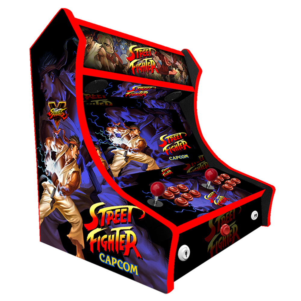 2 Player Bartop Arcade Machine - Street Fighter Themed multi player ...