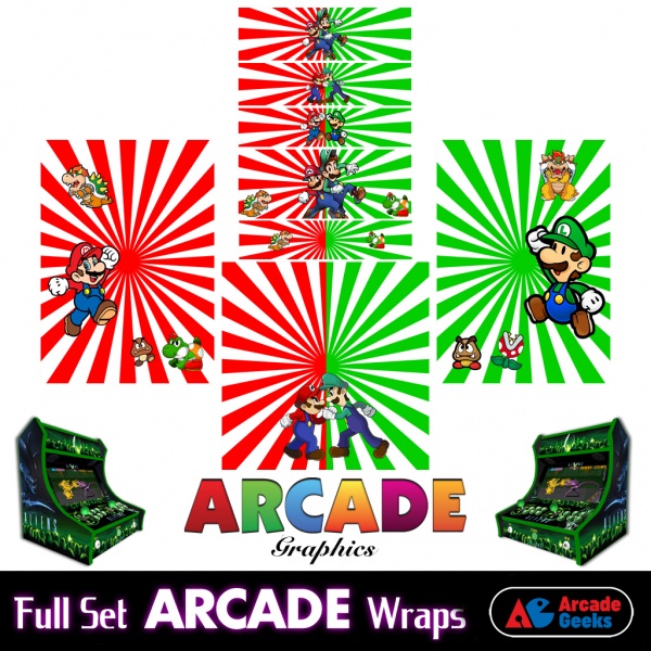 Arcade Cabinet Graphics & Artwork - Arcade Geeks - Arcade Geeks